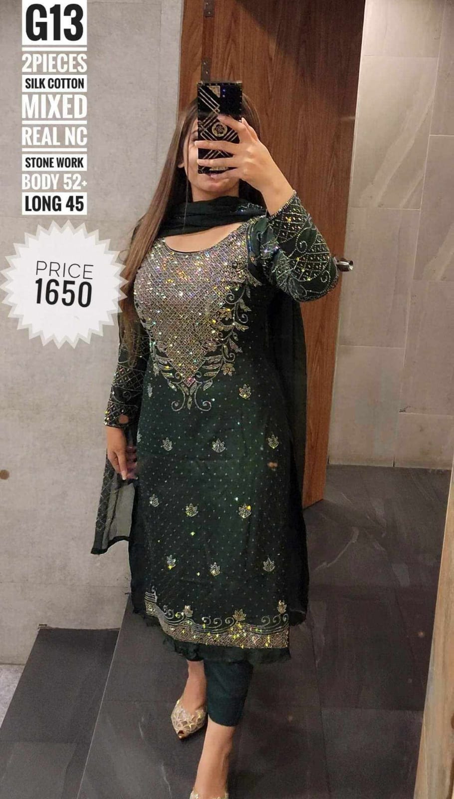 Real Nc Stone Party Wear Dresses DL – Designer Land